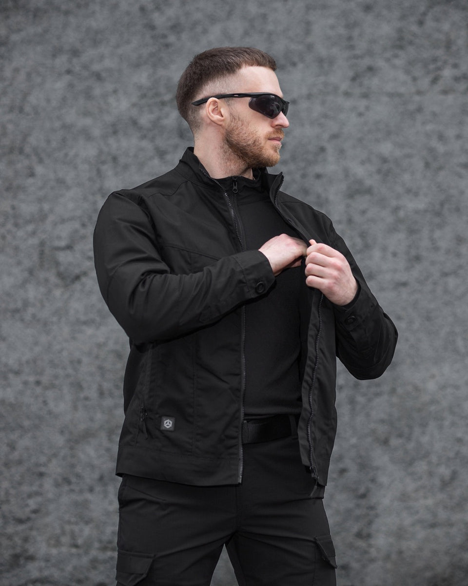 Men's Shooter tactical jacket black– bezet.com