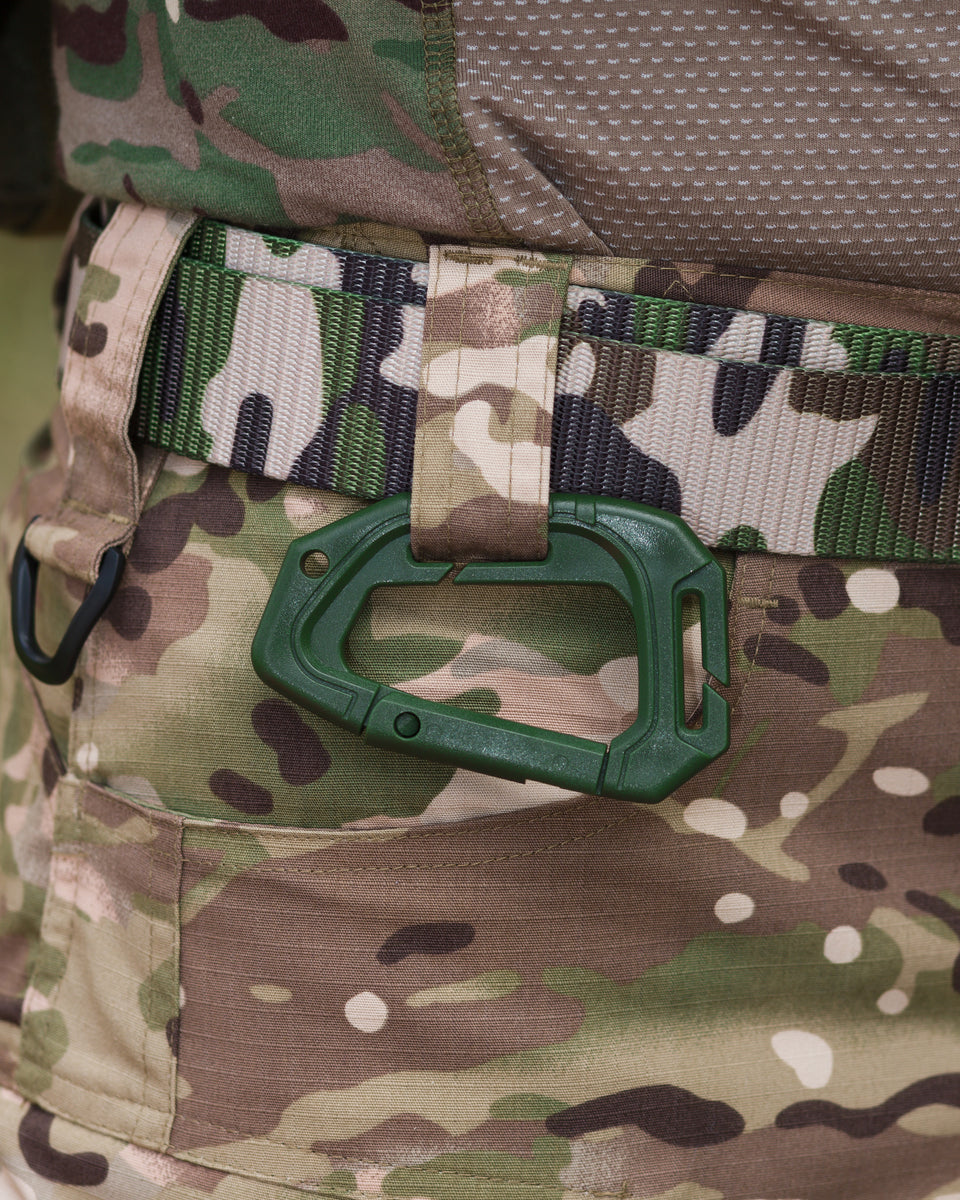 Carabiner BEZET khaki– bezet.com