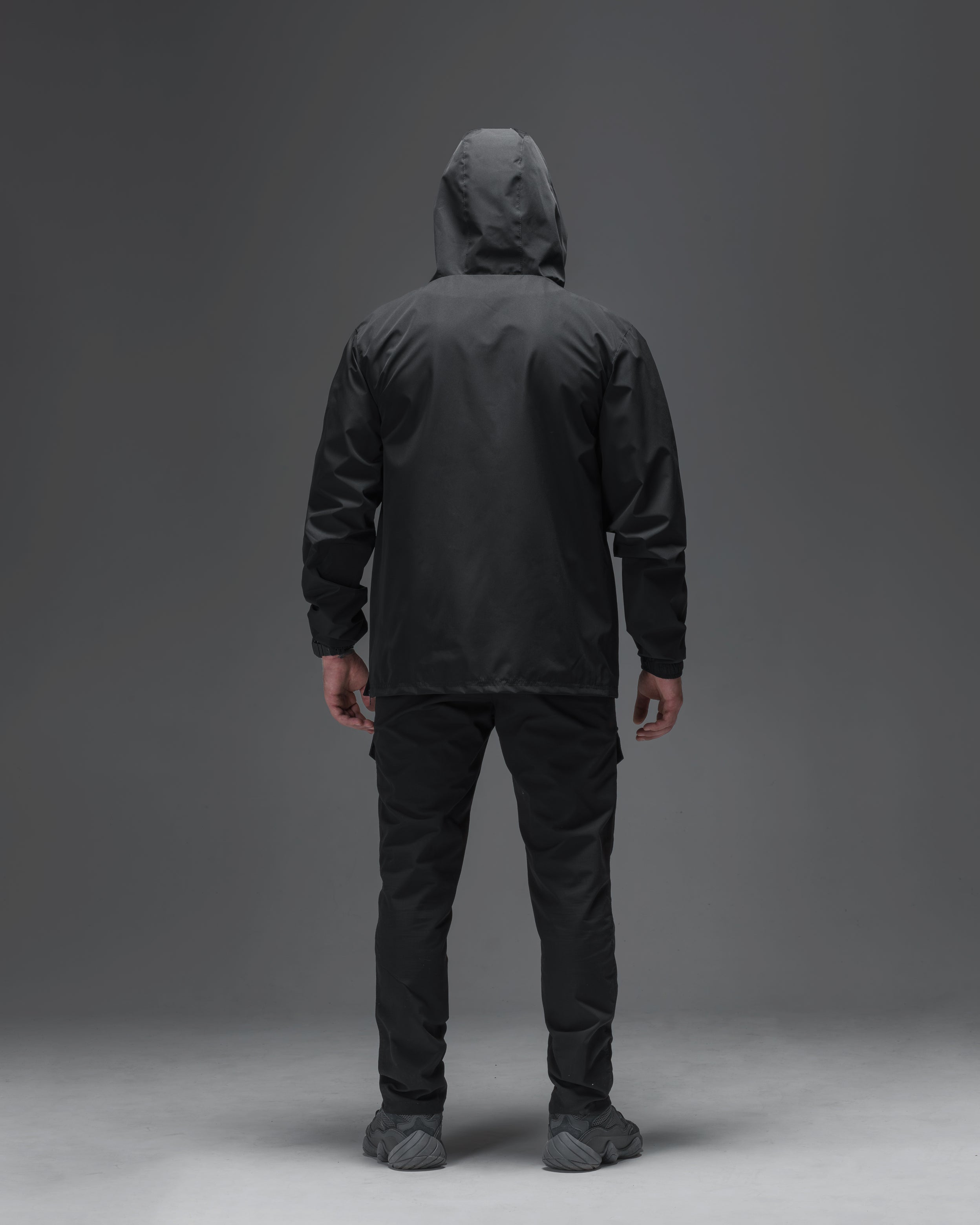 Set Men's Parkour anorak jacket black | Men's Spy pants Black.– bezet.com